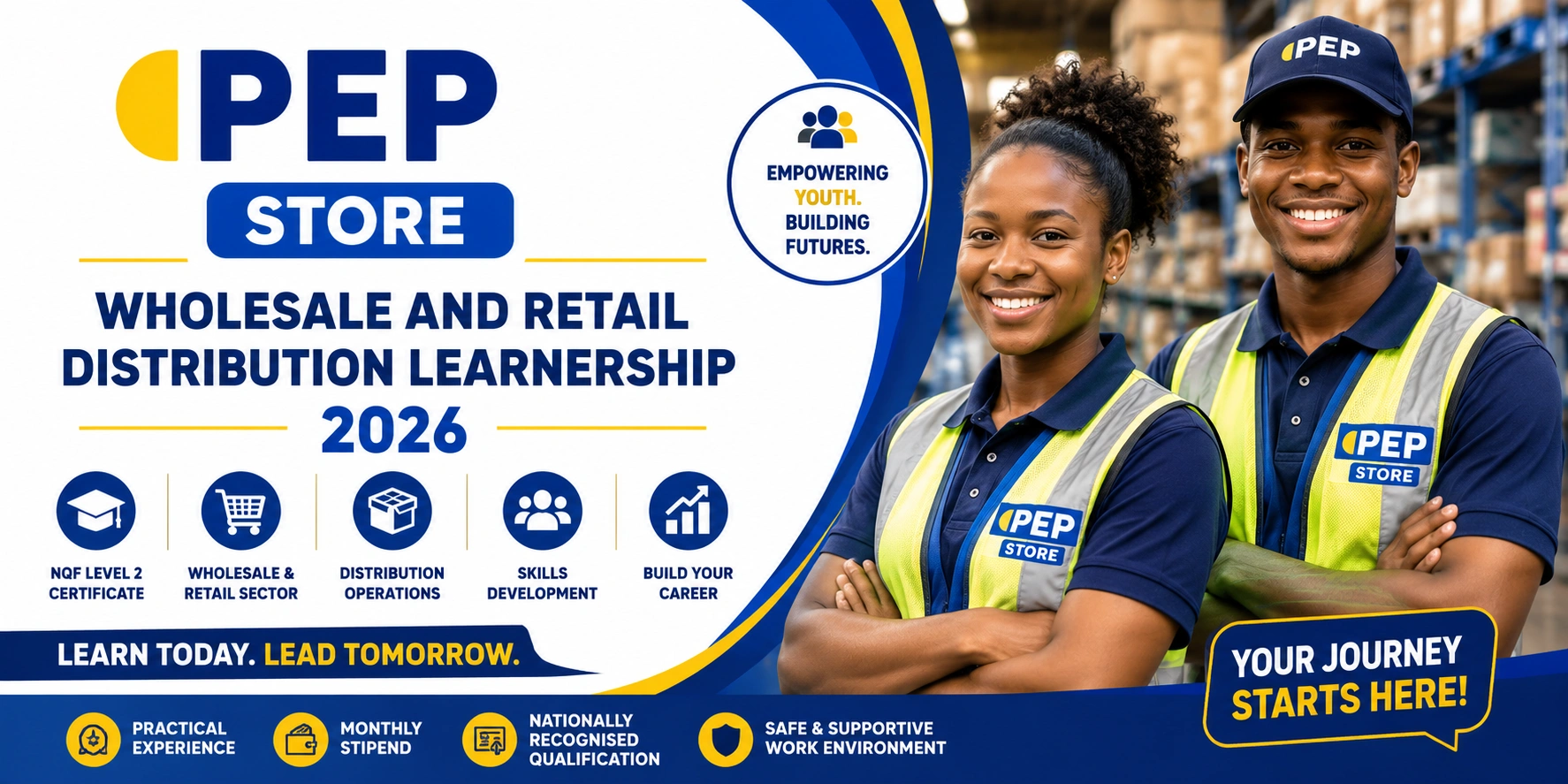 PEP Store Wholesale and Retail Distribution Learnership 2026
